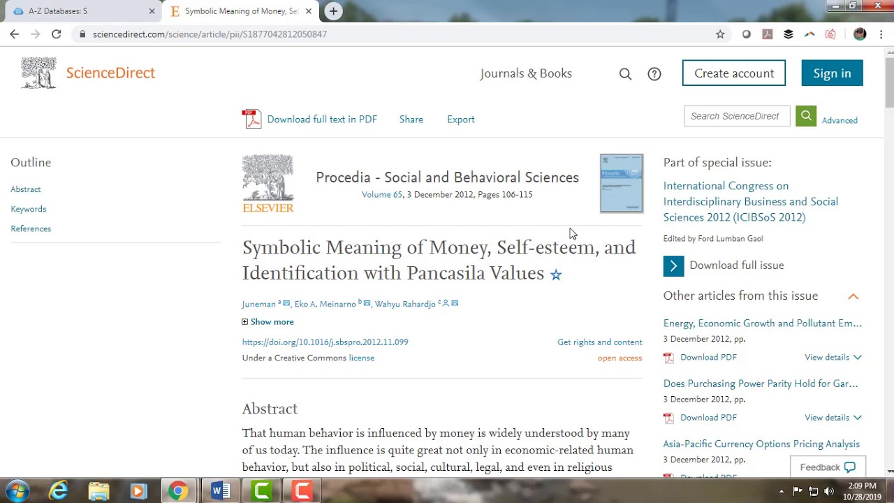 Sciencedirect Tutorial Youtube