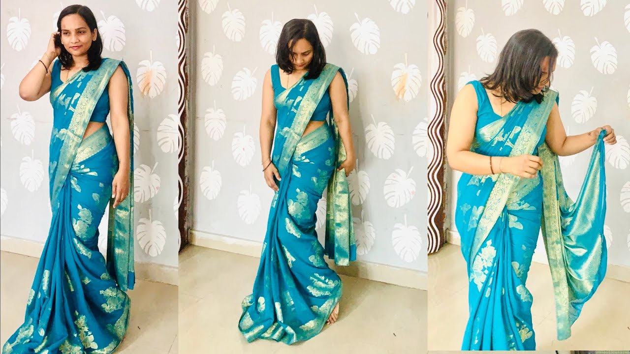 Saree Draping For Beginners Part 2 How To Drape Saree Easy Saree