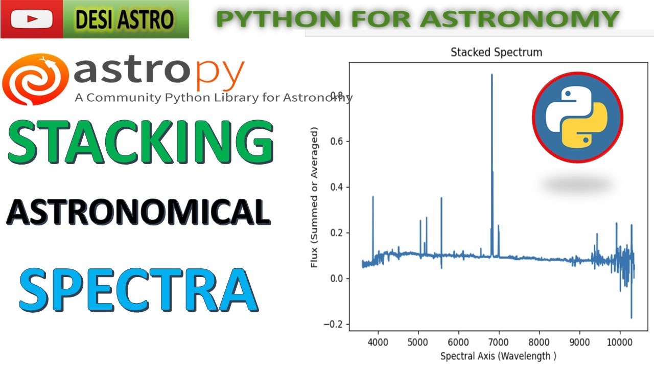 Mastering Astropy Python How To Stack Astronomical Fits Data Cube