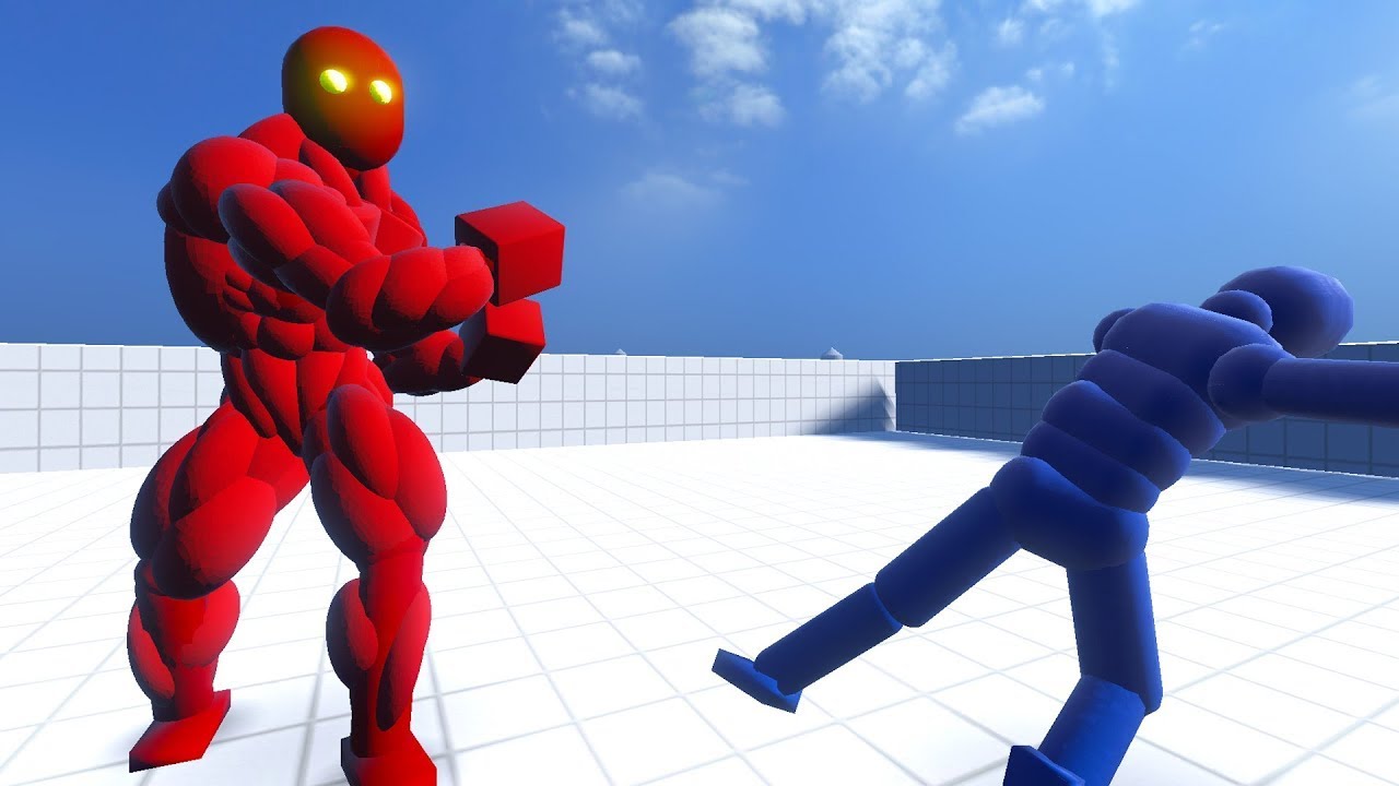 Npc Super Boss Fight Smart Ai Active Ragdoll Overgrowth Youtube