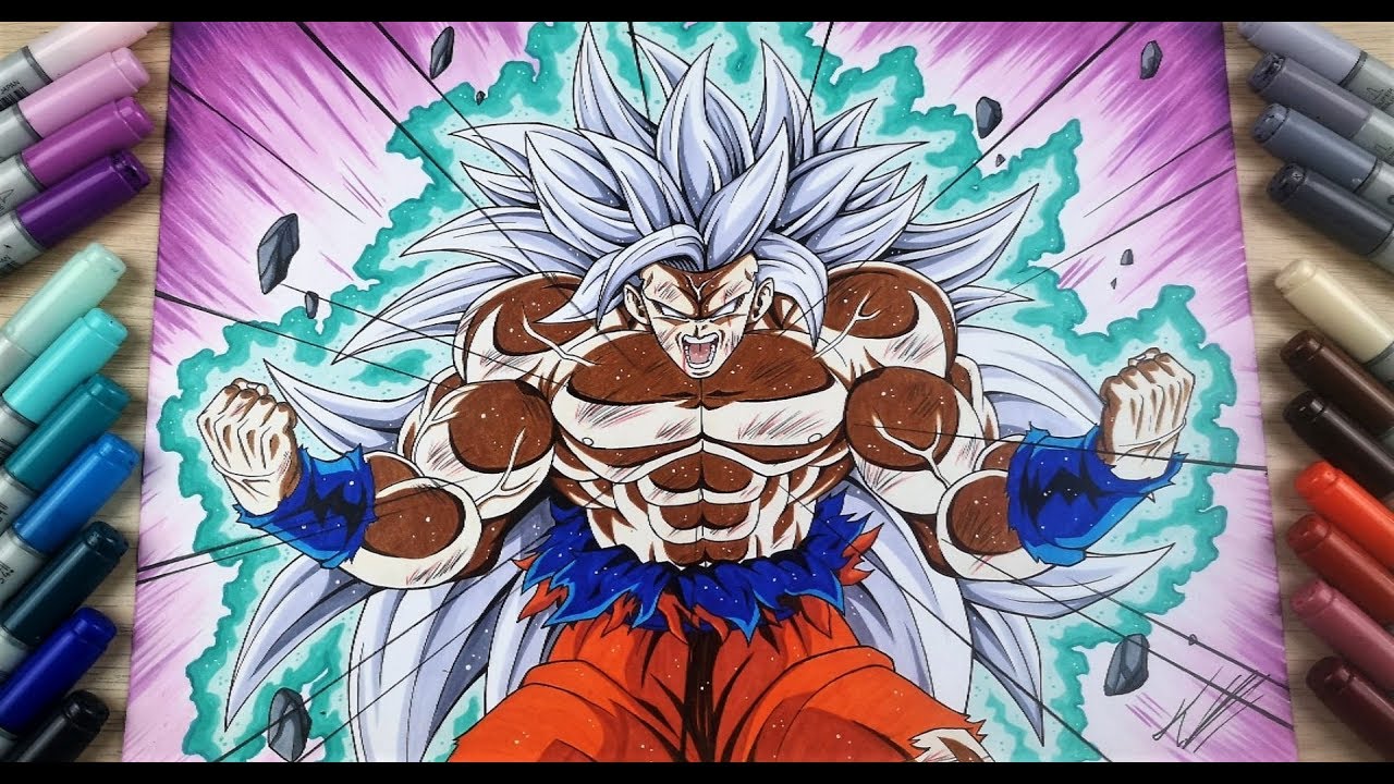 How To Draw Goku Ultra Instinct Aura
