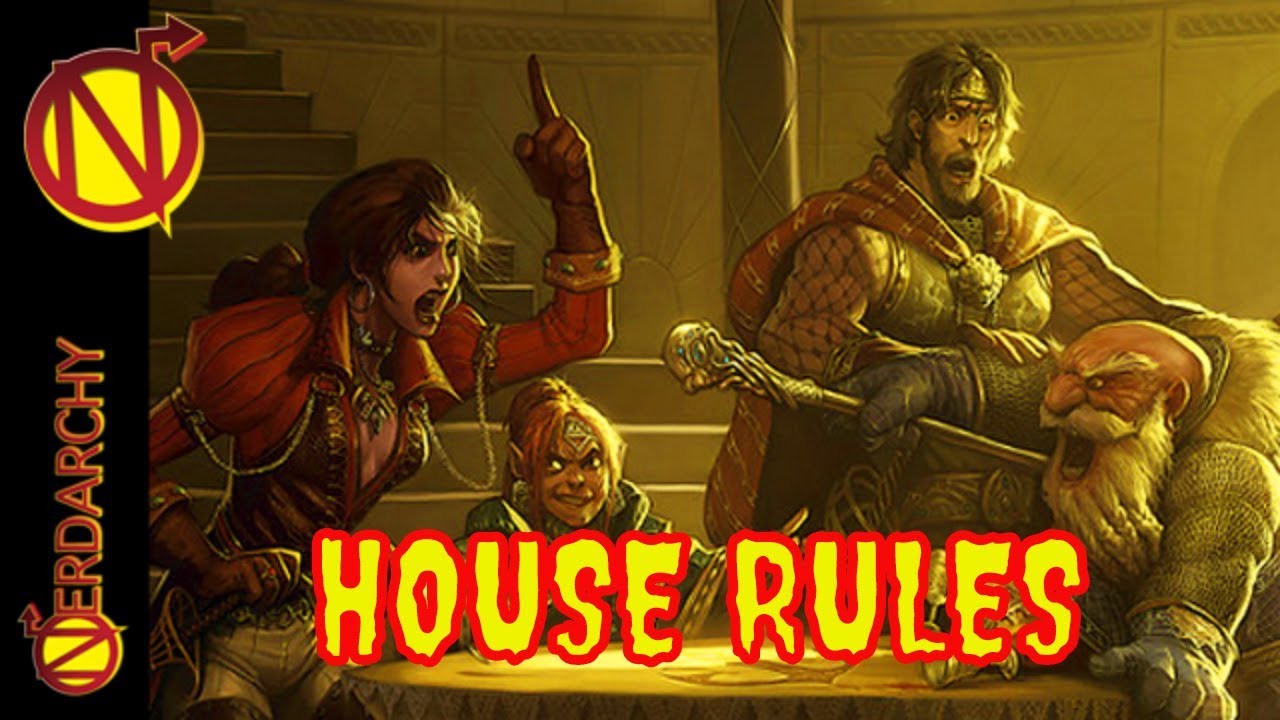 How To Use House Rules In Your D D Campaign Game Master Tips Youtube
