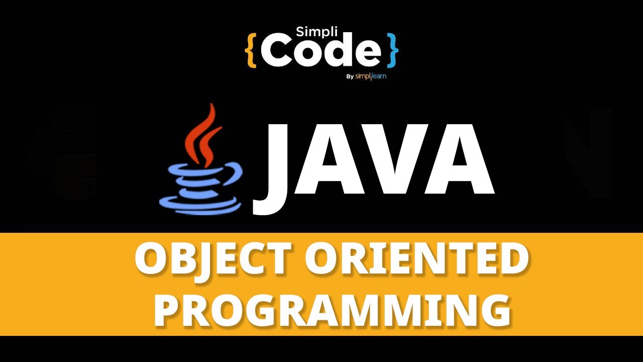 Java Tutorial For Beginners Object Oriented Programming In Java
