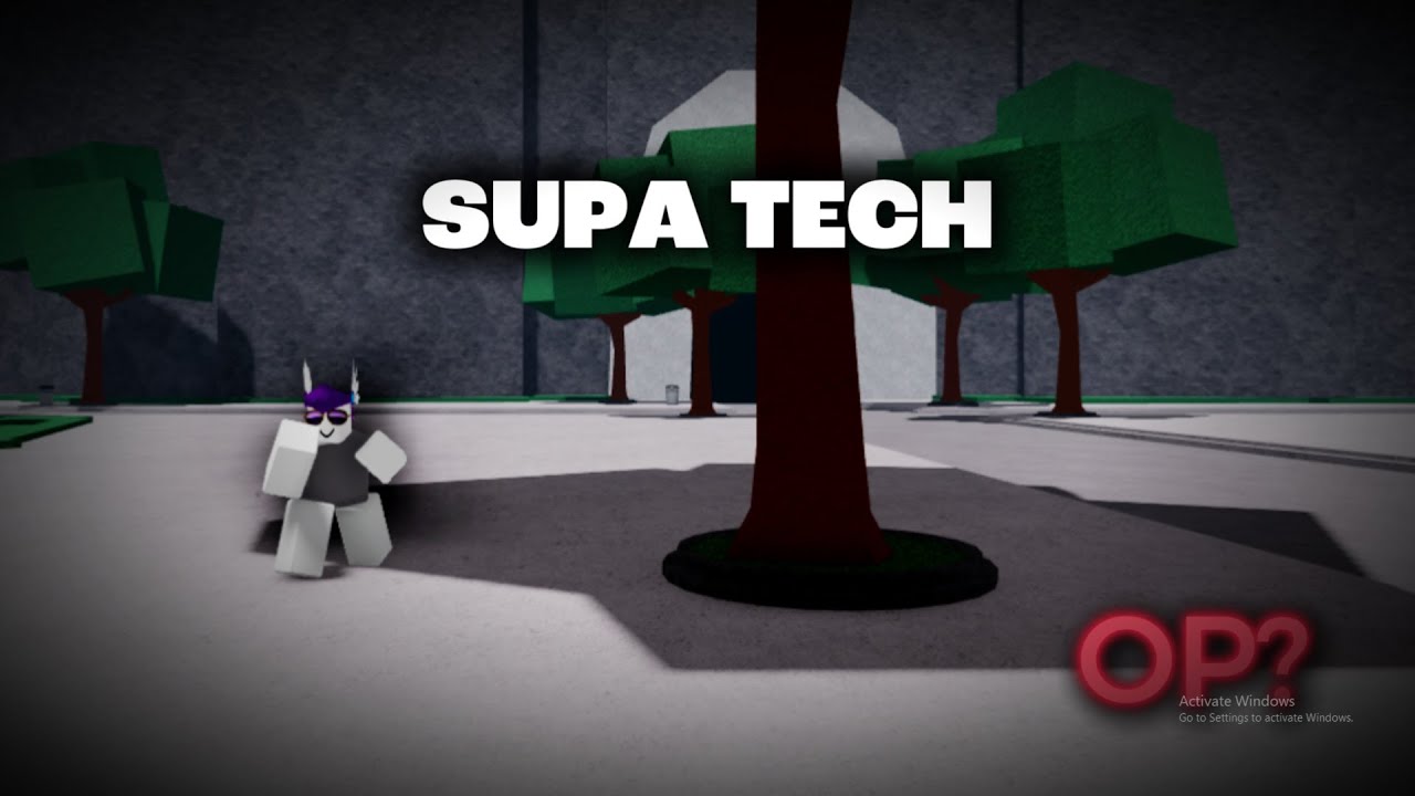 Op Supa Tech Tutorial The Strongest Battlegrounds Youtube