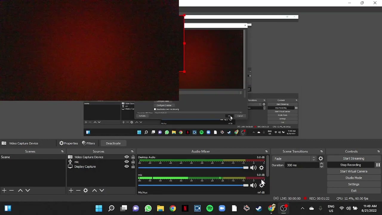 Quick Tut On How To Work Obs Recording Youtube