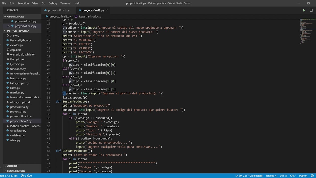 Ejemplos Con Listas En Python Youtube