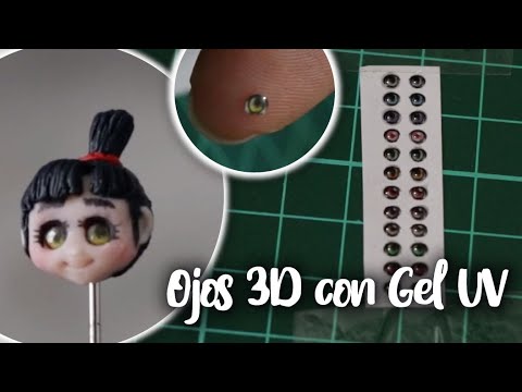 Tutorial Ojos 3d Con Gel Uv De Uñas Youtube