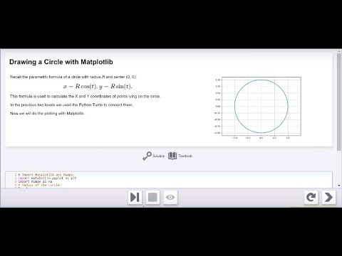Plot Circles Using The Parametric Equation And Python Matplotlib Youtube