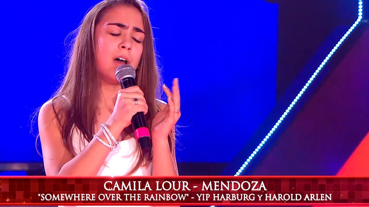 Camila Lour Cantó Somewhere Over The Rainbow Youtube
