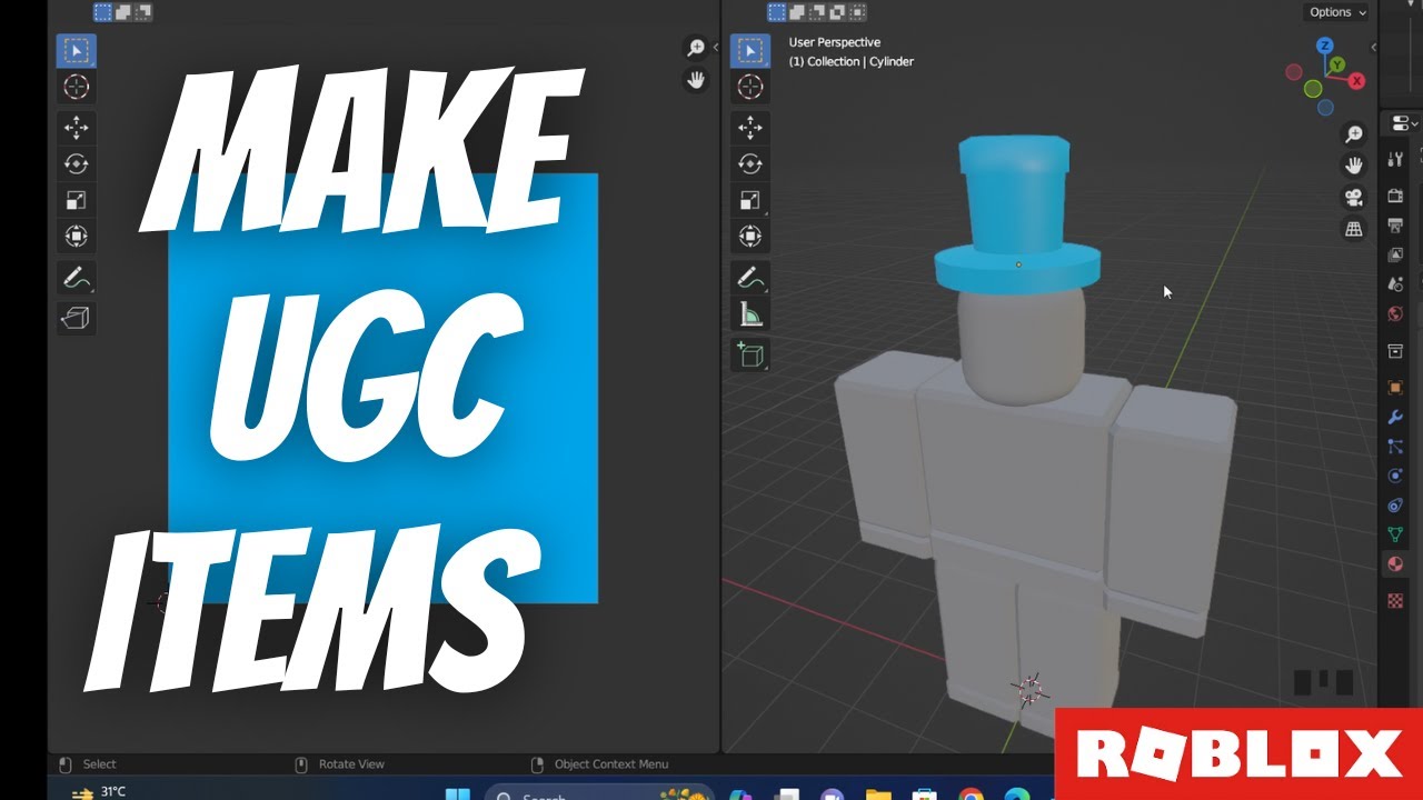 How To Make Own Ugc Items On Roblox Upload Sell It Youtube