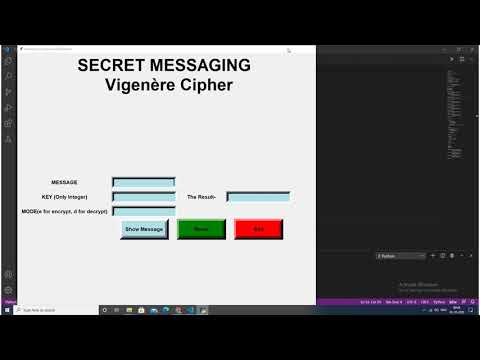Python Project Encryption Decryption Tkinter Project Youtube