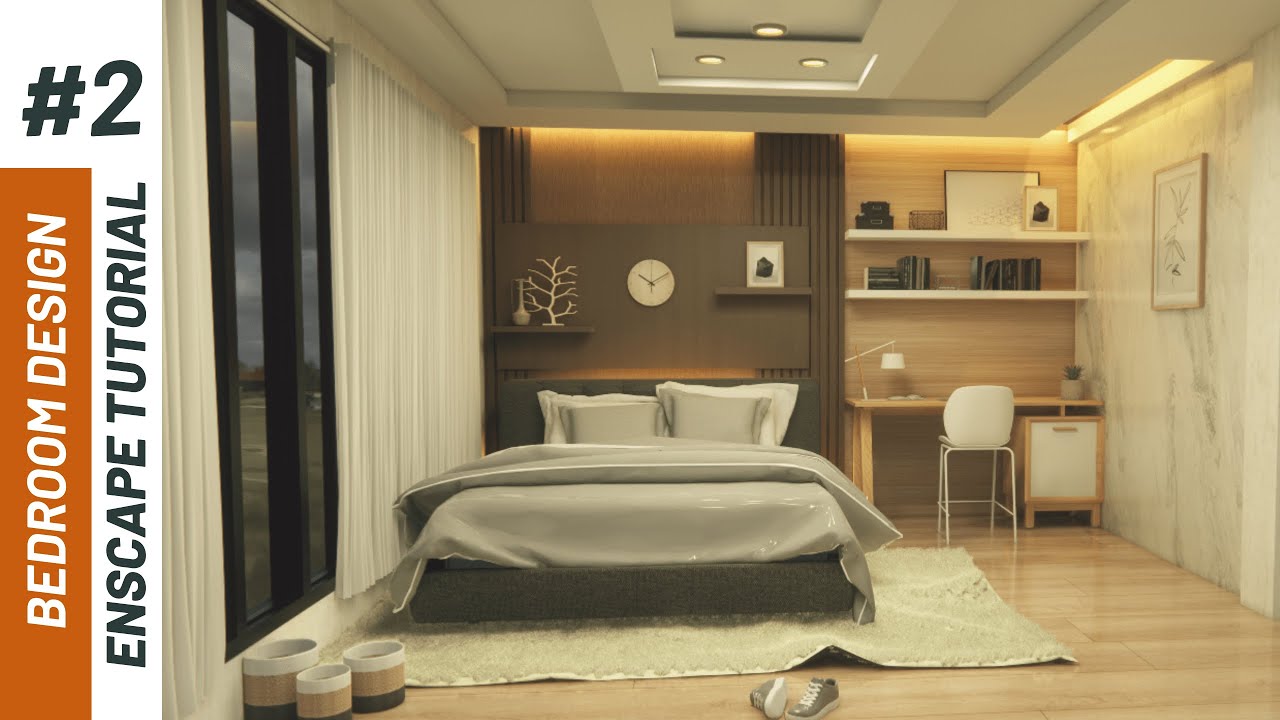 Sketchup Enscape Interior Bedroom Interior Enscape Tutorial 1