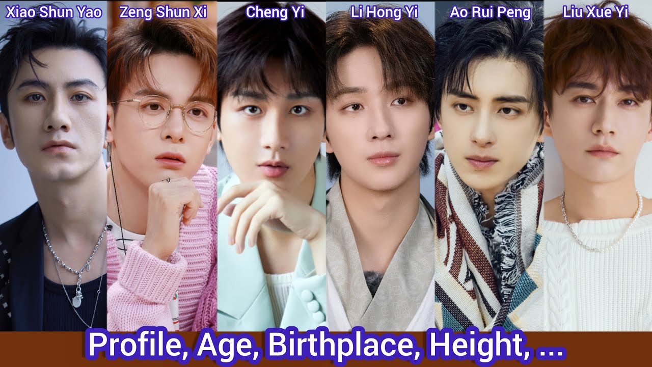 6 Chinese Actors Profile Age Birthplace Height Cheng Yi Zeng