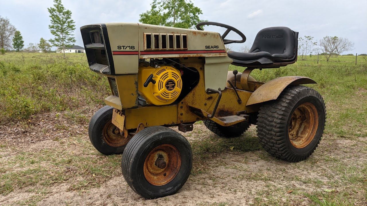 Getting A 1973 Sears St16 Going Again Repower Youtube