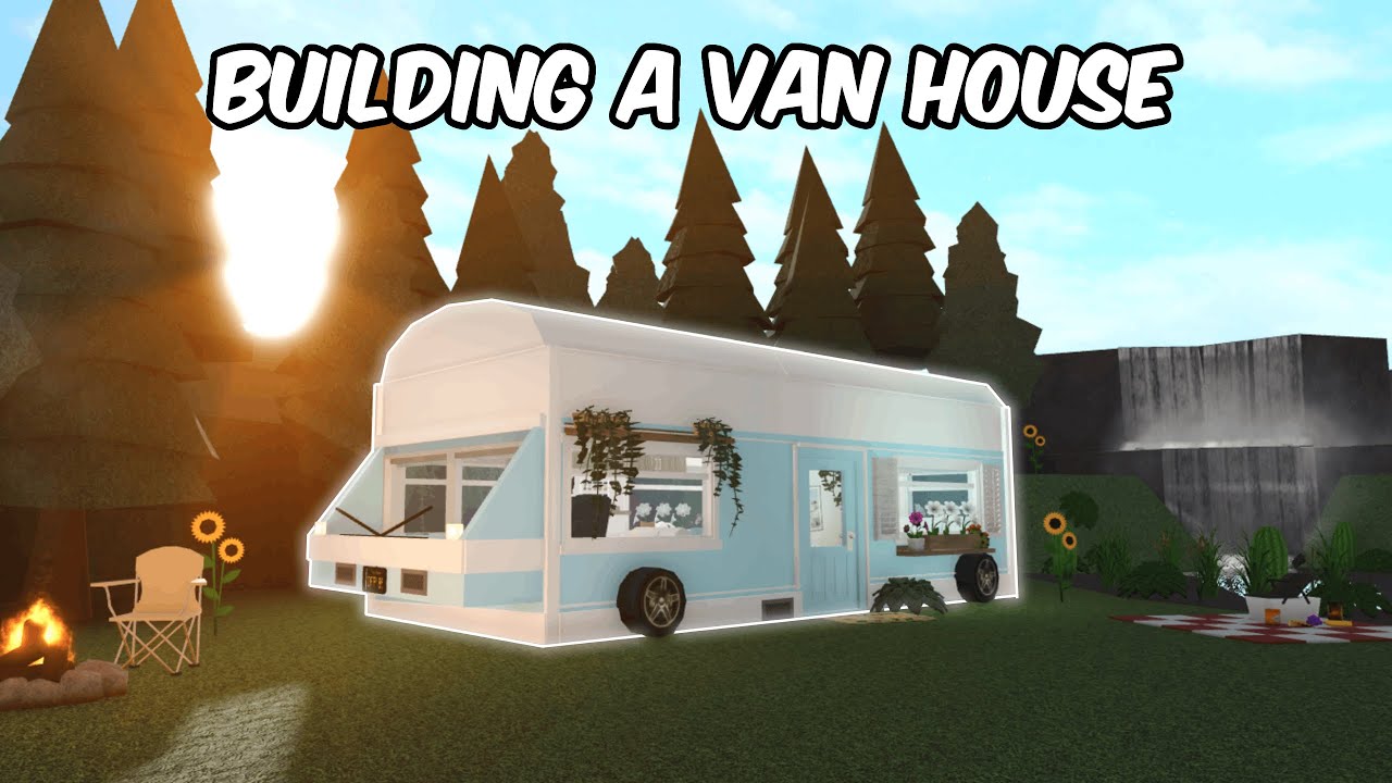 Building A Camper Van House In Bloxburg Roblox Youtube