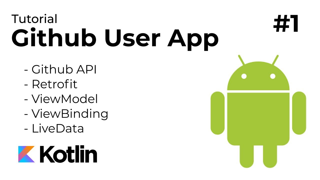 Github User App Android Part 1 Setup Search User Youtube