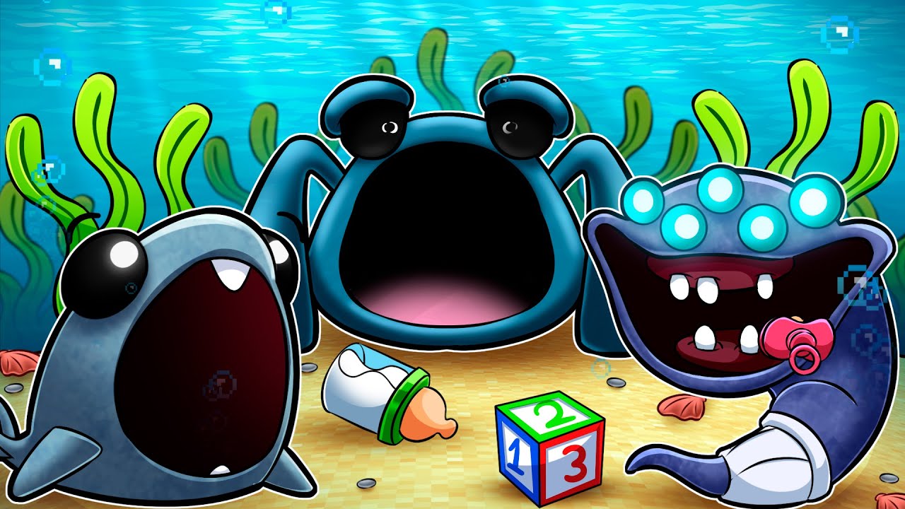 Baby Sea Monster Daycare Baby Bloop Sea Eater El Gran Maja Youtube