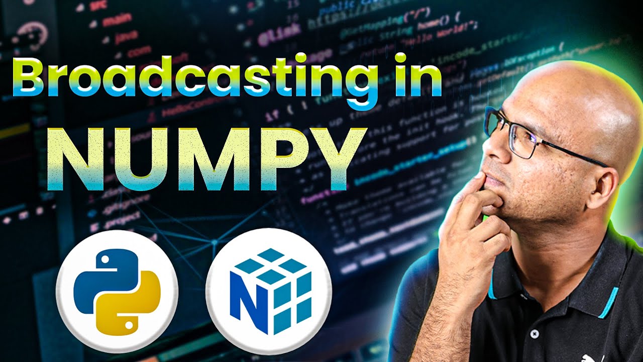 Broadcasting In Numpy Youtube