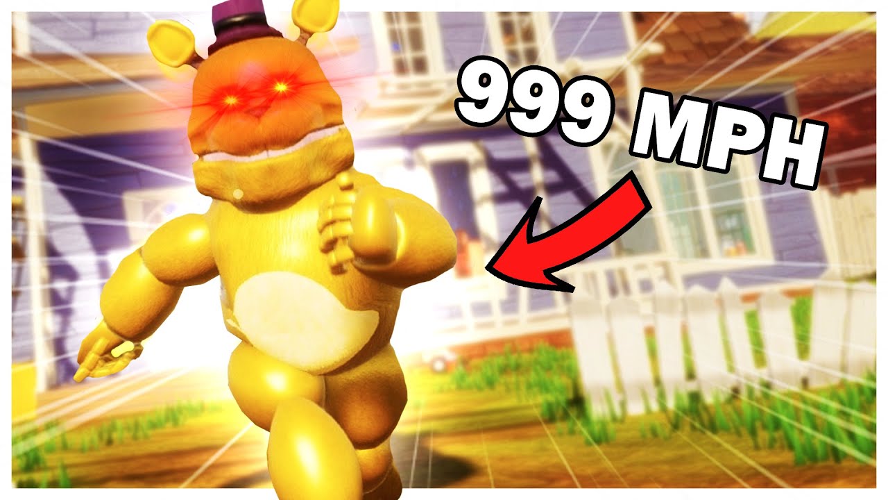 They Put Fast Fred Bear In Hello Neighbor Youtube