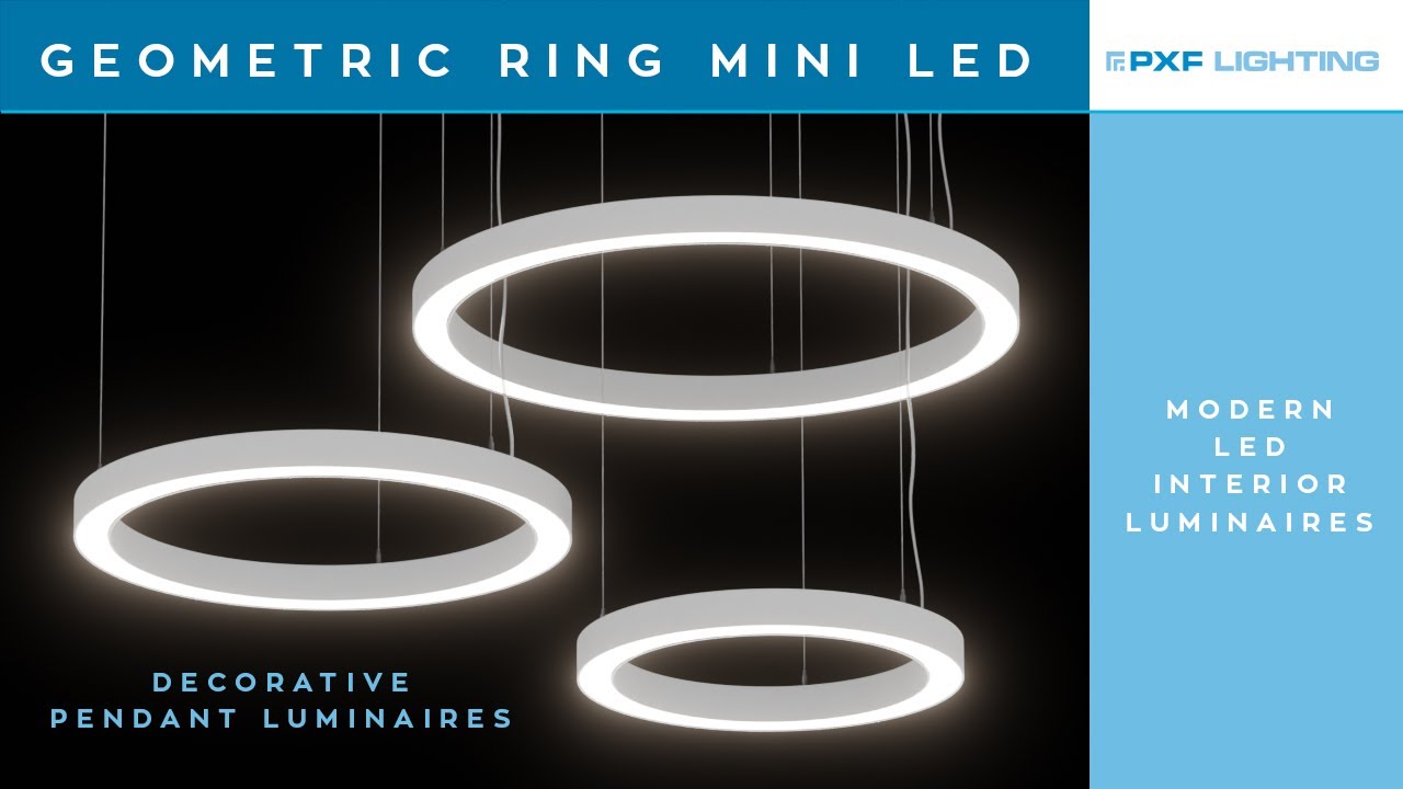 Geometric Ring Mini Led Pxf Lighting Youtube