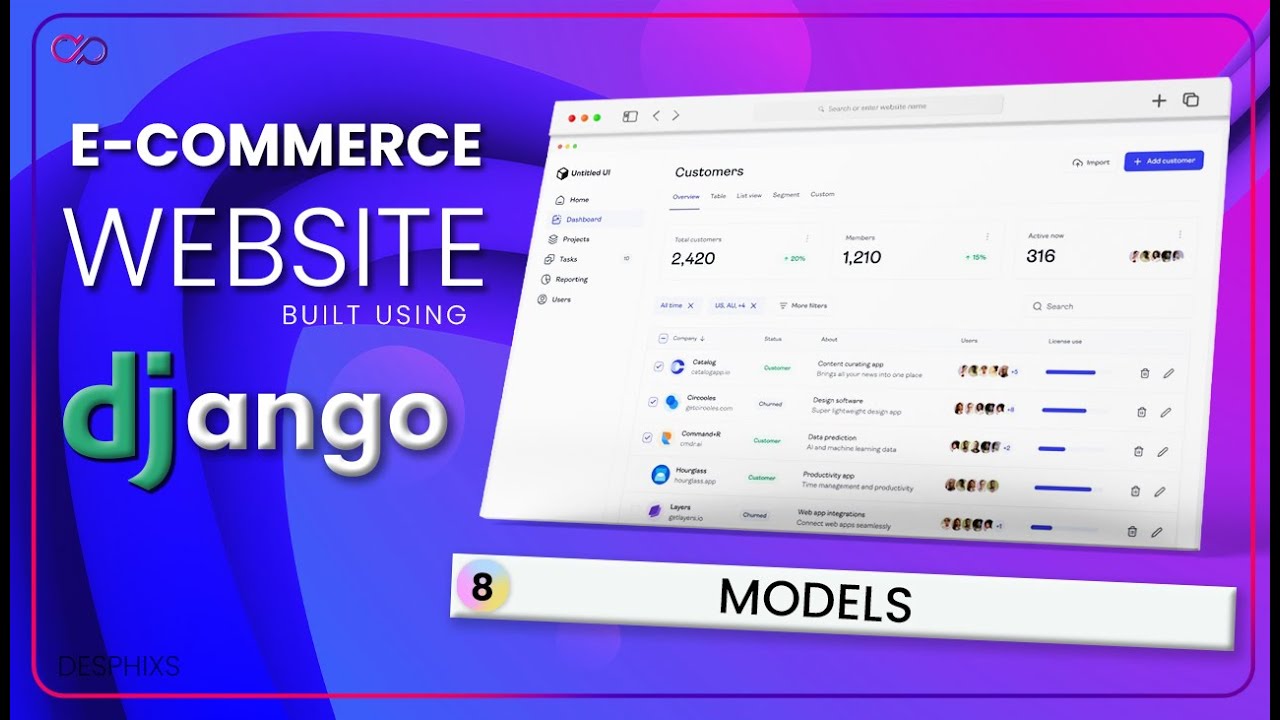 Model And Database Struction Using Django E Commerce Website Using