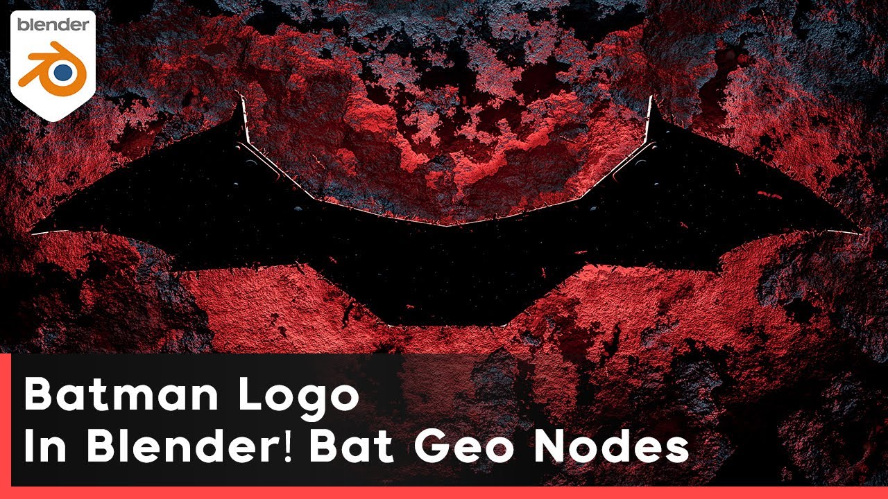 Batman 4k Wallpaper In Blender Batcave W Geometry Nodes Tutorial