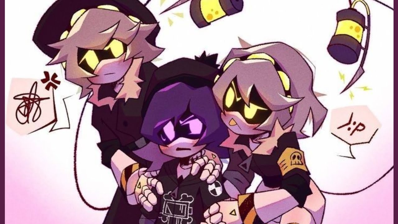 N And V Fight For Uzi S Affection Murder Drones Comic Dub Youtube