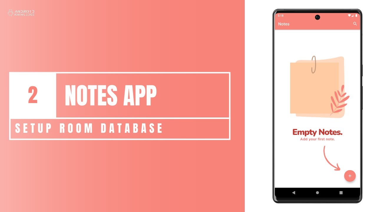 Notes App Mvvm Room Database In Android Studio Using Kotlin Part