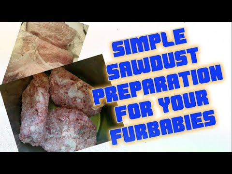 Simple Sawdust Preparation Youtube