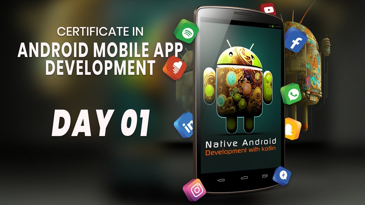 Android Mobile App Development Day 01 Youtube