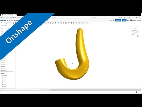 Haken Hook Onshape Training Surfaces Youtube