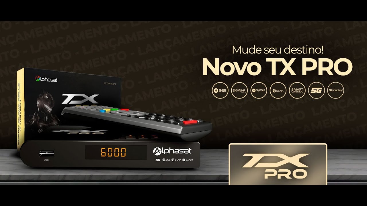 Lançamento Alphasat Tx Pro Youtube