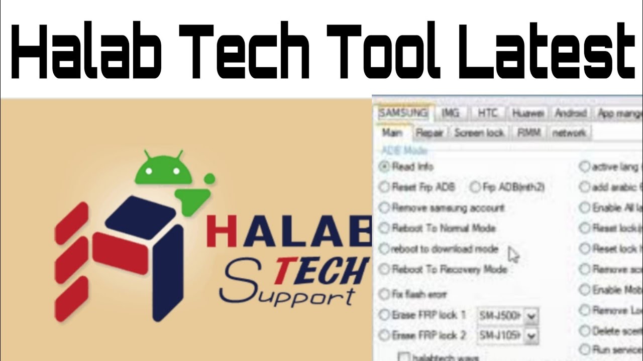 Halab Tech Tool New Version Frp By Pass Mtp Mode Halab Tech Tool