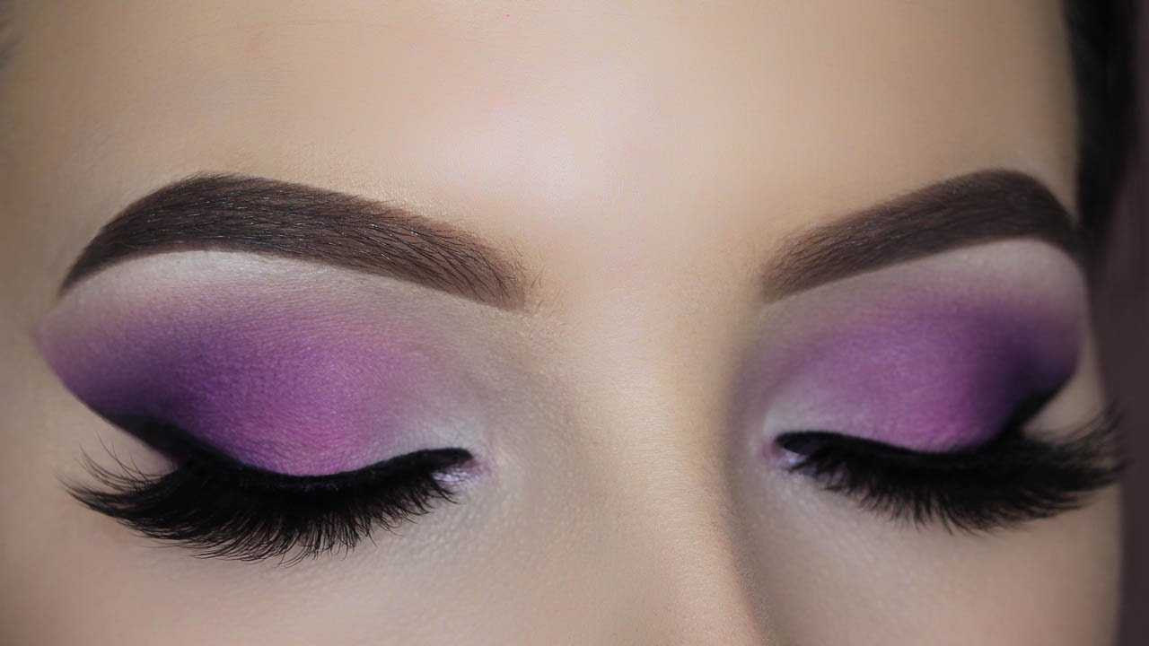 Purple Eye Close Up