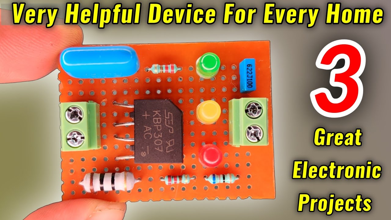 3 Helpful Electronics Projects For Beginners Youtube