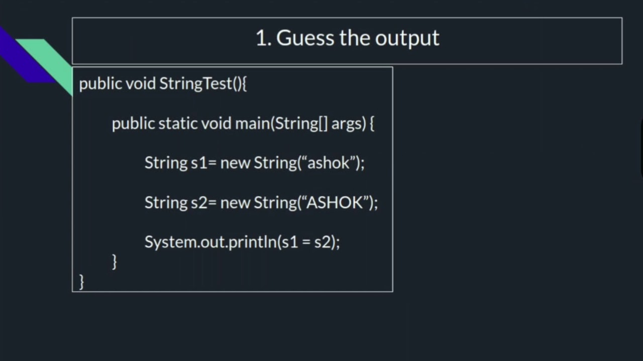 Tricky Interview Questions In Java Youtube
