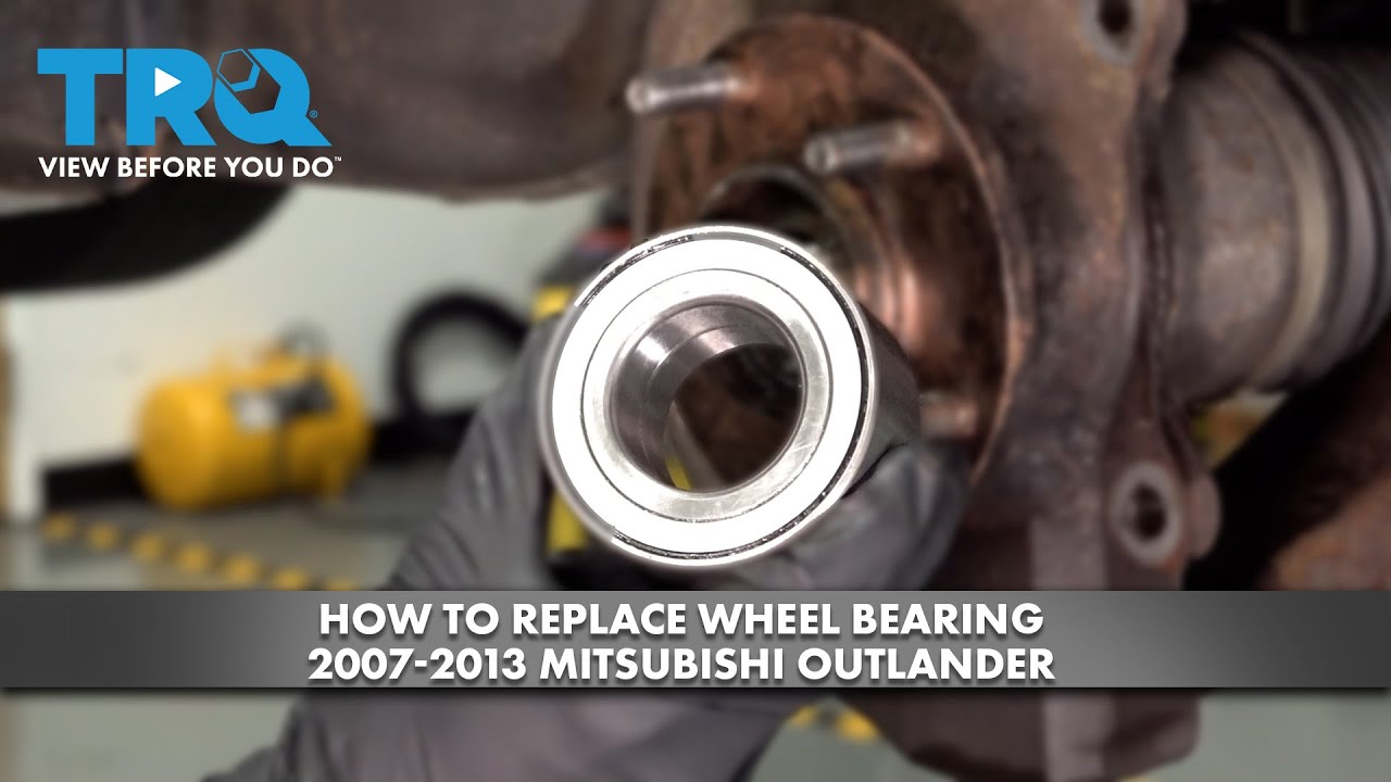 How To Replace Wheel Bearing 2007 2013 Mitsubishi Outlander 1a Auto