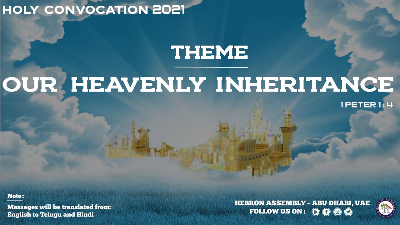 Holy Convocation 2021 Day 3 Hebron Assembly Abu Dhabi 22 07