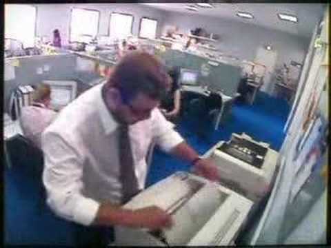 Man Loses It At Work Printer Problems Youtube