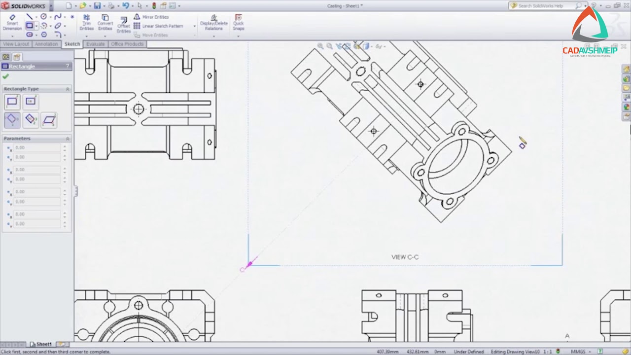 Visualización De Dibujos En Solidworks Youtube