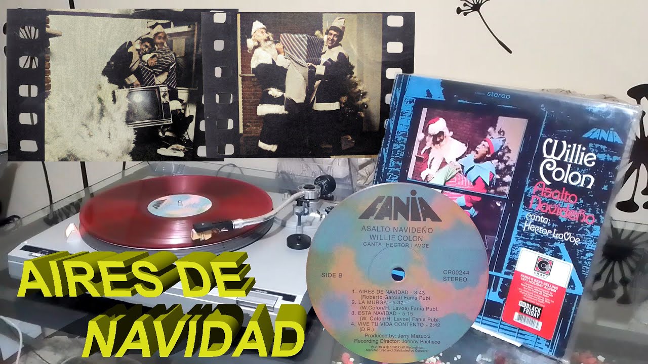 Aires De Navidad Willie Colón Héctor Lavoe Rsd Black Friday 2019 Red