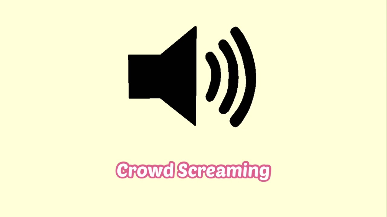 Crowd Screaming Sound Effect Youtube