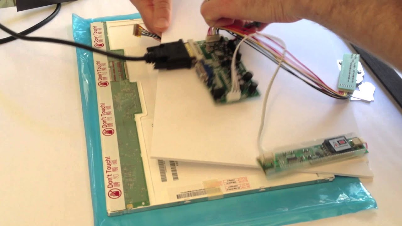 How To Frame An Lcd Panel For Your Raspberry Pi Youtube