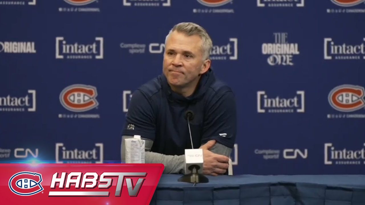 Martin St Louis Addresses The Media At Practice Live Press
