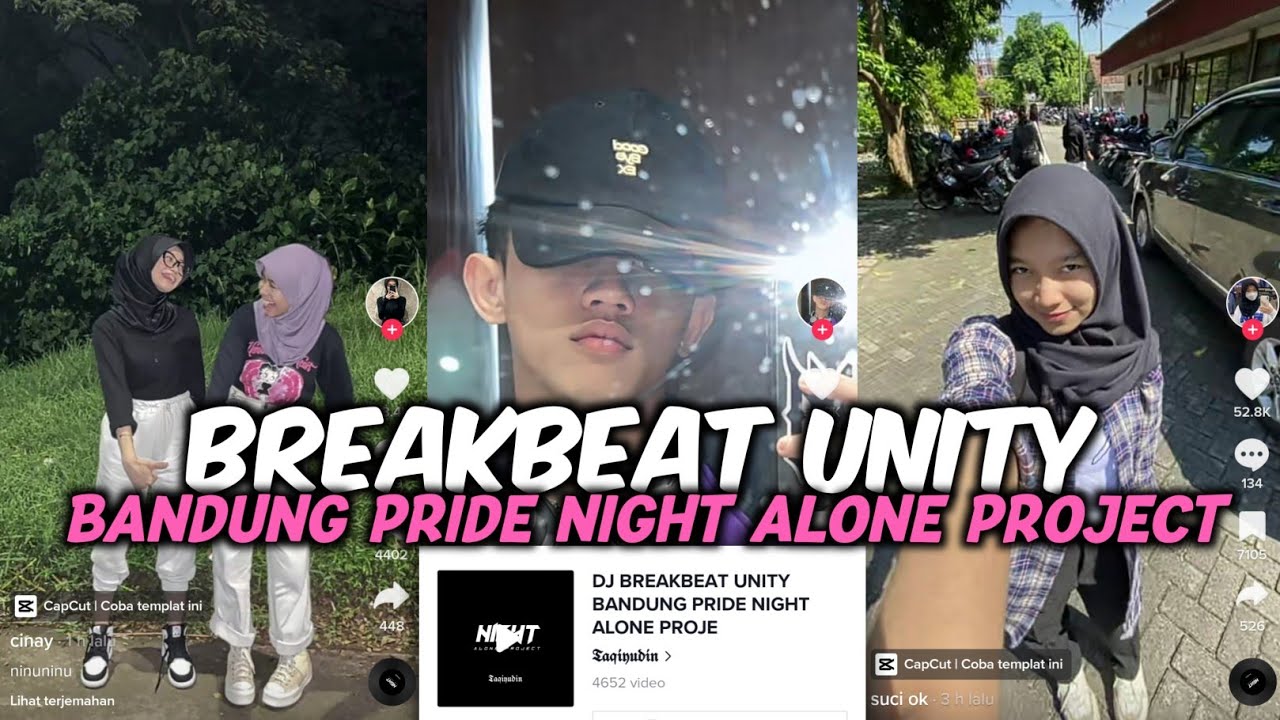 Dj Breakbeat Unity Bandung Pride Night Alone Project Viral Tiktok 2023
