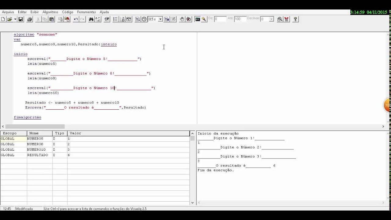 Tutorial Como Usar O Visualg 2 Youtube