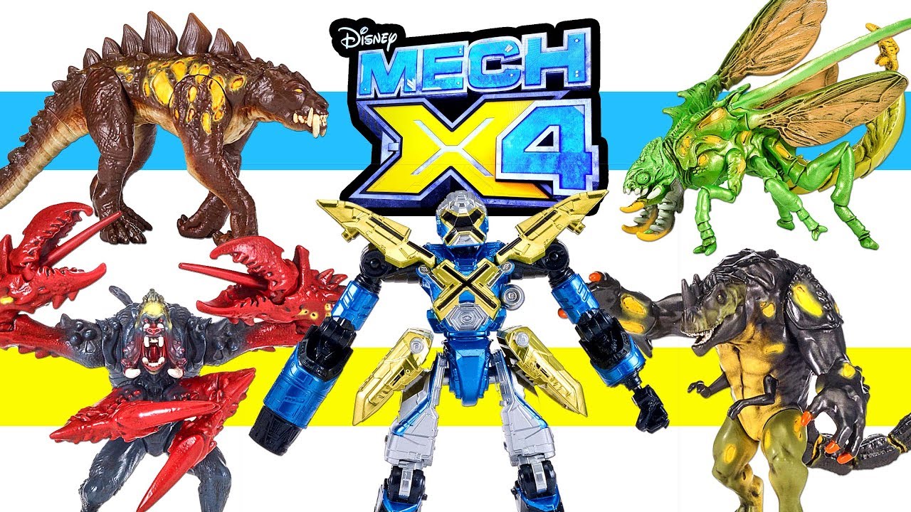 Mech X4 Vs Harper S Beast Jaguasaur Clawboon Chameleo Wasp Disney 5