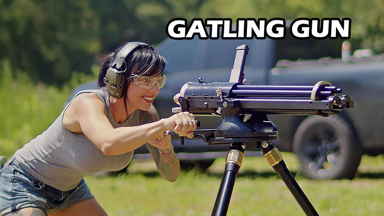 Unleashing The Gatling Gun Youtube
