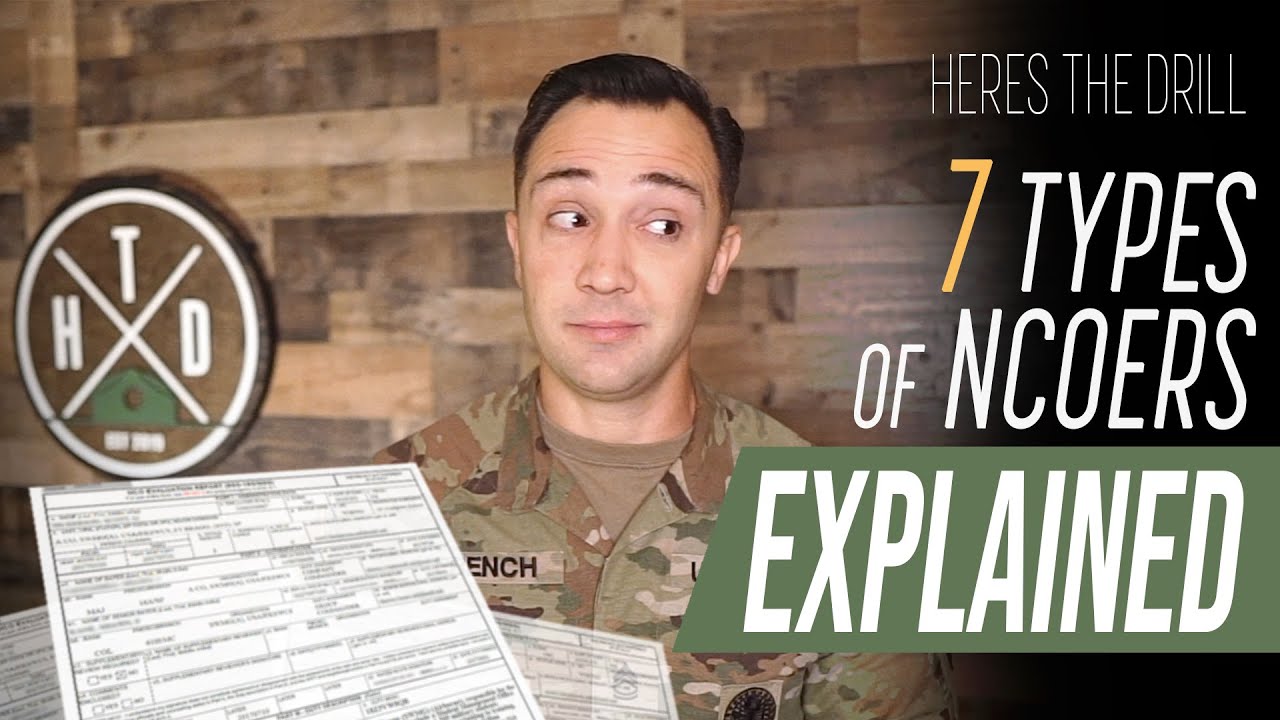 Different Types Of Army Ncoer At Cara Self Blog