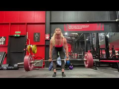 Kiera Jaston Crushes 485lb Deadlift For Five Reps Youtube